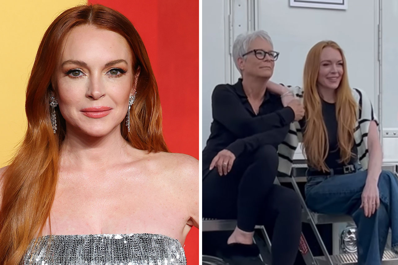 Lindsay Lohan Shares How She Reacted Returning To The Disney Lot Where She Filmed ‘The Parent ...