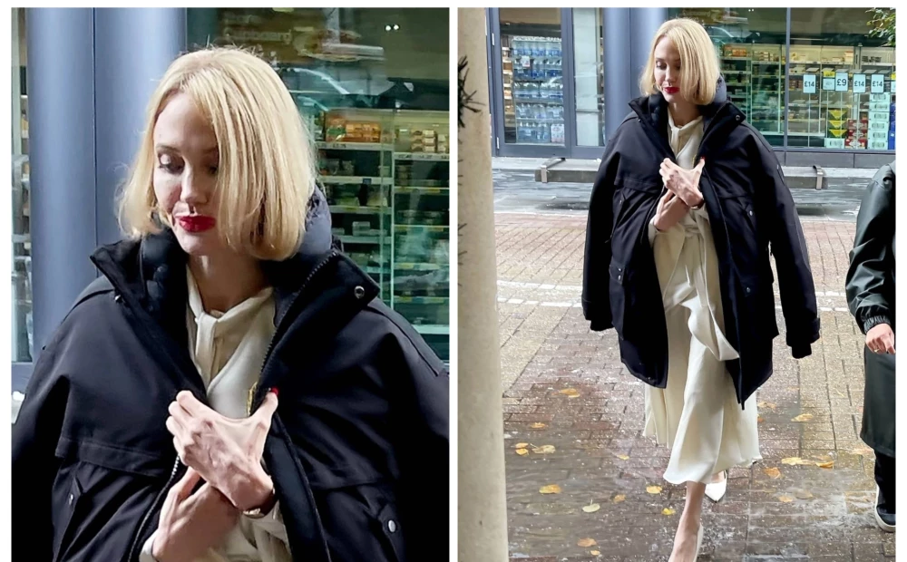 Andželina Džolija pārsteidz ar jaunu stilu. Viņai tagad ir īsi blondi mati!