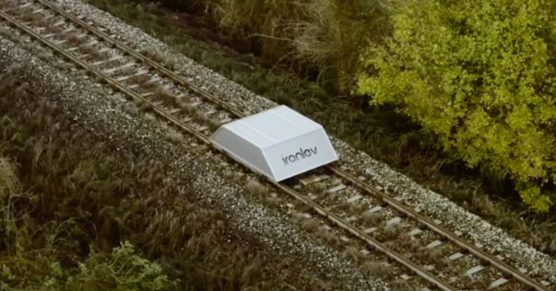 Watch: The first-ever test of a maglev train on an existing track