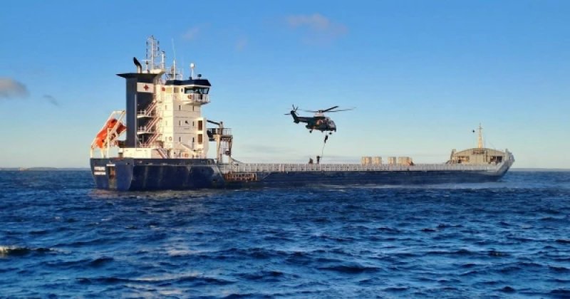 During the investigation of cable damage, a multi-kilometer dragging ...