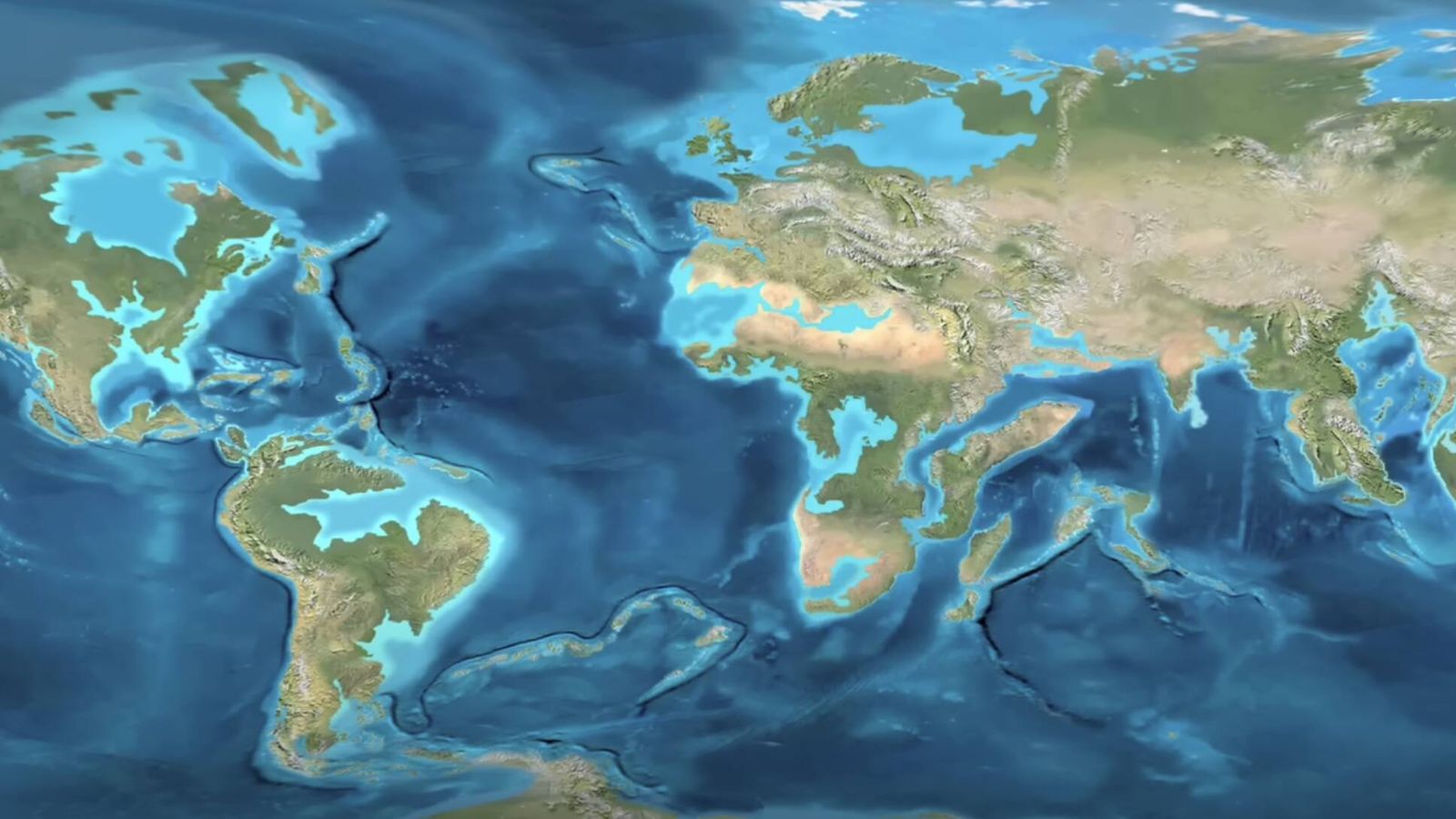Un increíble vídeo-mapa muestra cómo será la Tierra dentro de 100 ...