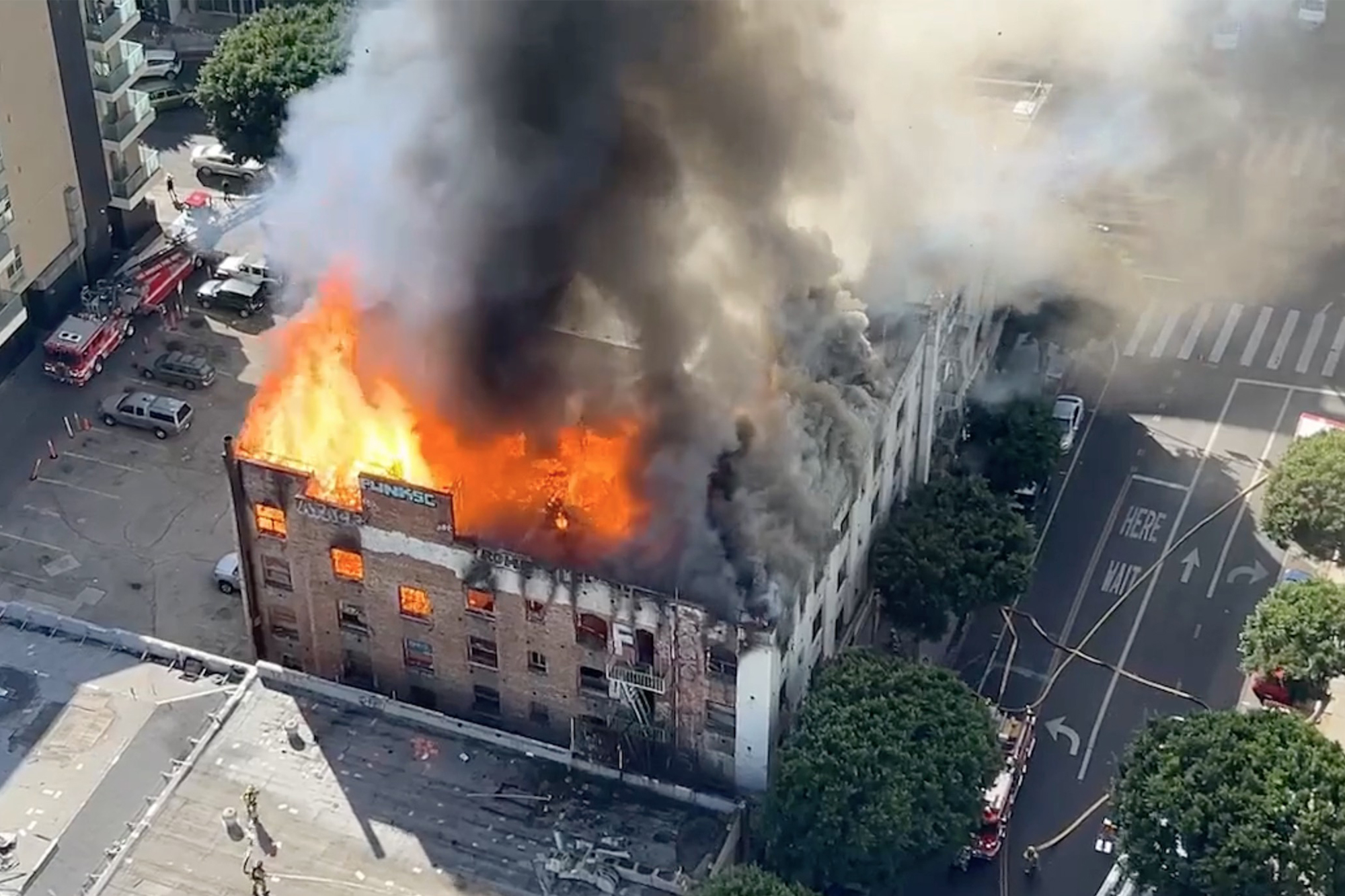 Morrison Hotel made famous by The Doors destroyed by fire while ...