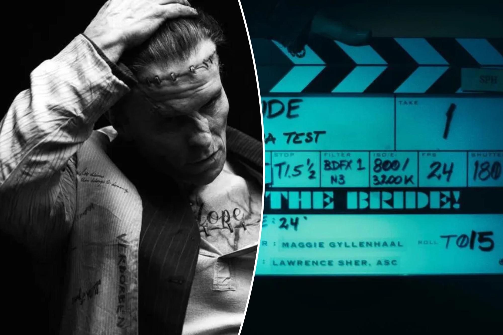 Christian Bale transforms as Frankenstein’s monster in creepy first ... Christian Bale transforms as Frankenstein’s monster in creepy first ...