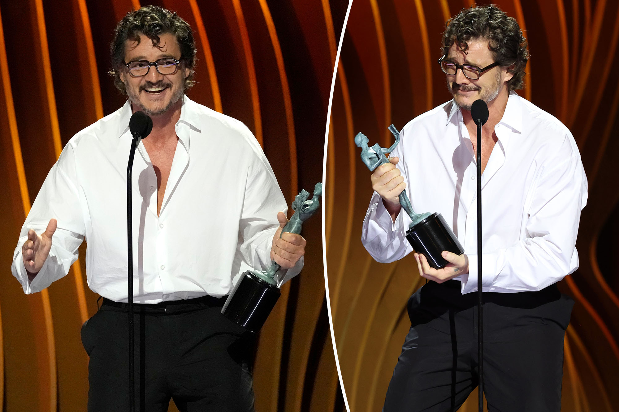 ‘Drunk’ Pedro Pascal beats ‘Succession’ actors in SAG Awards 2024 upset ...