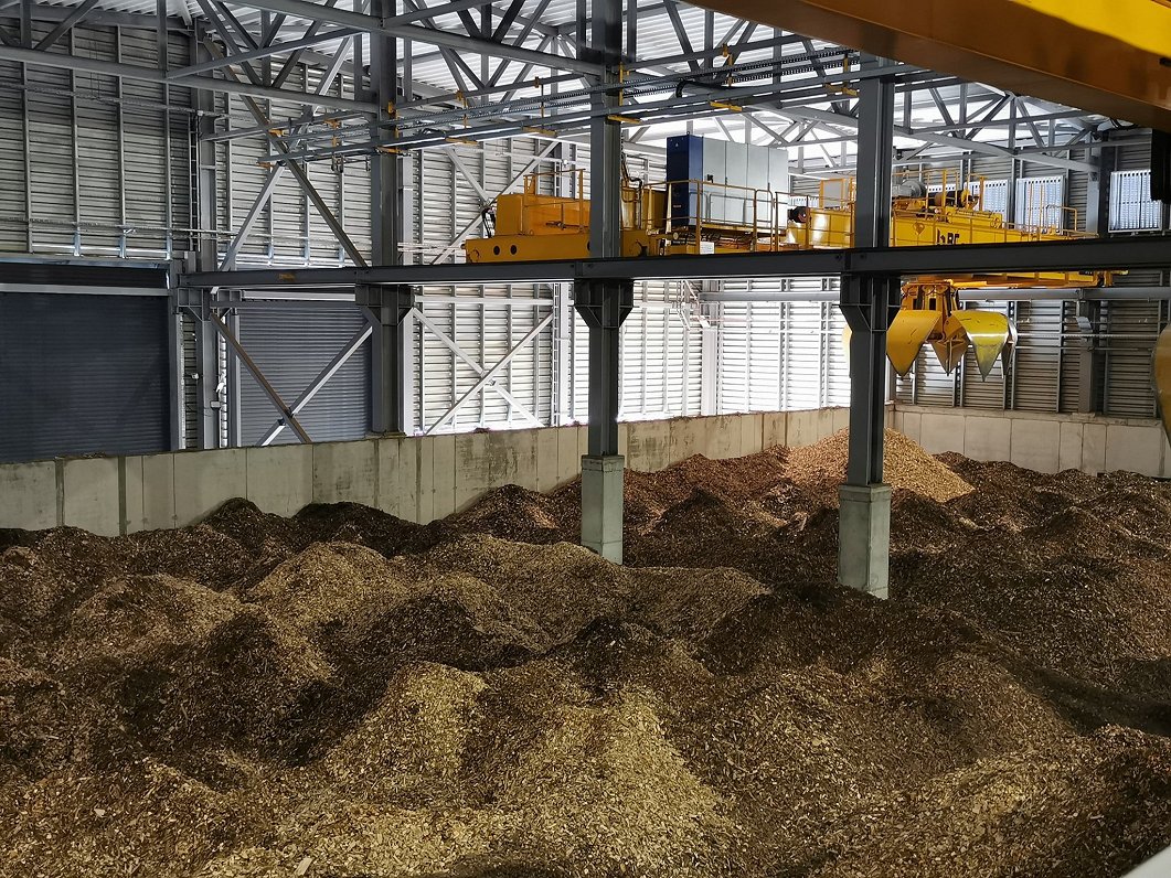Biofuel boiler house opens in Rīga