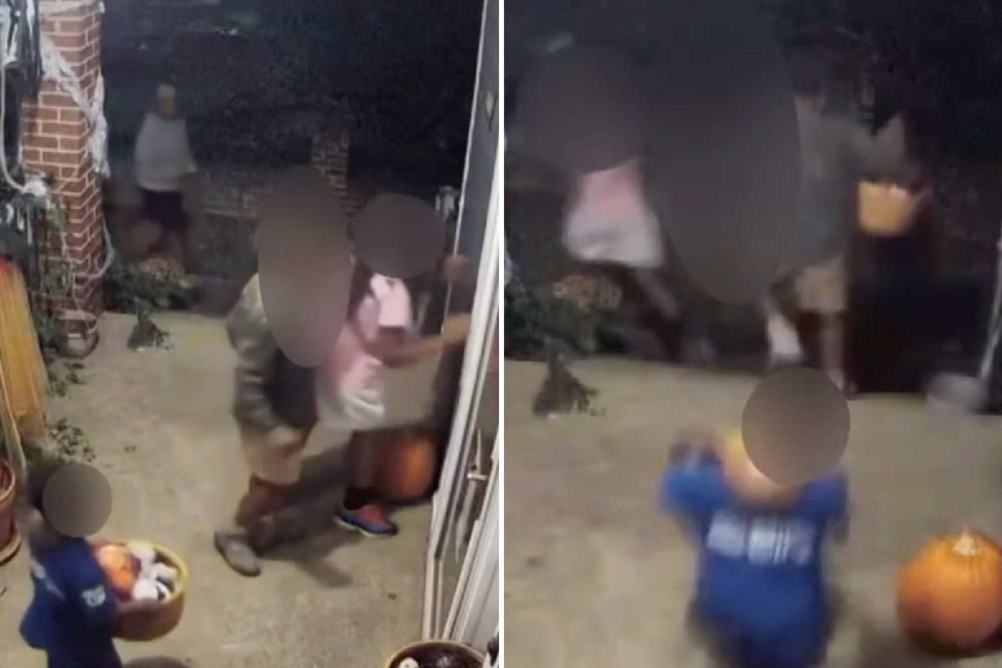 Ring footage appears to show adults urge kids to steal Halloween ...