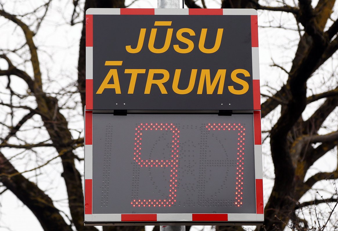 Summer speed limits in force in Latvia