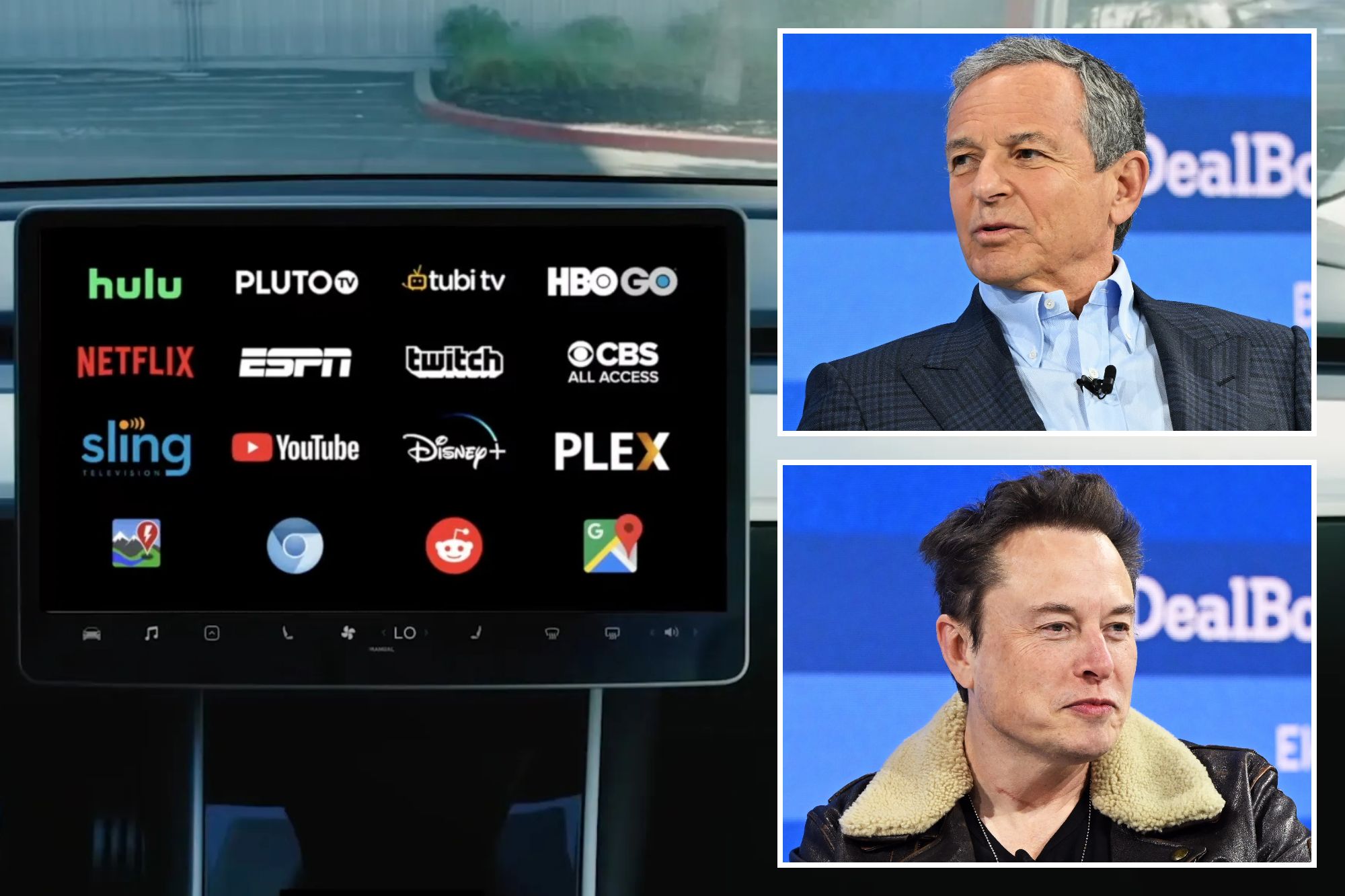 Tesla hides Disney+ from car screens amid Elon Musk’s feud with Bob Iger