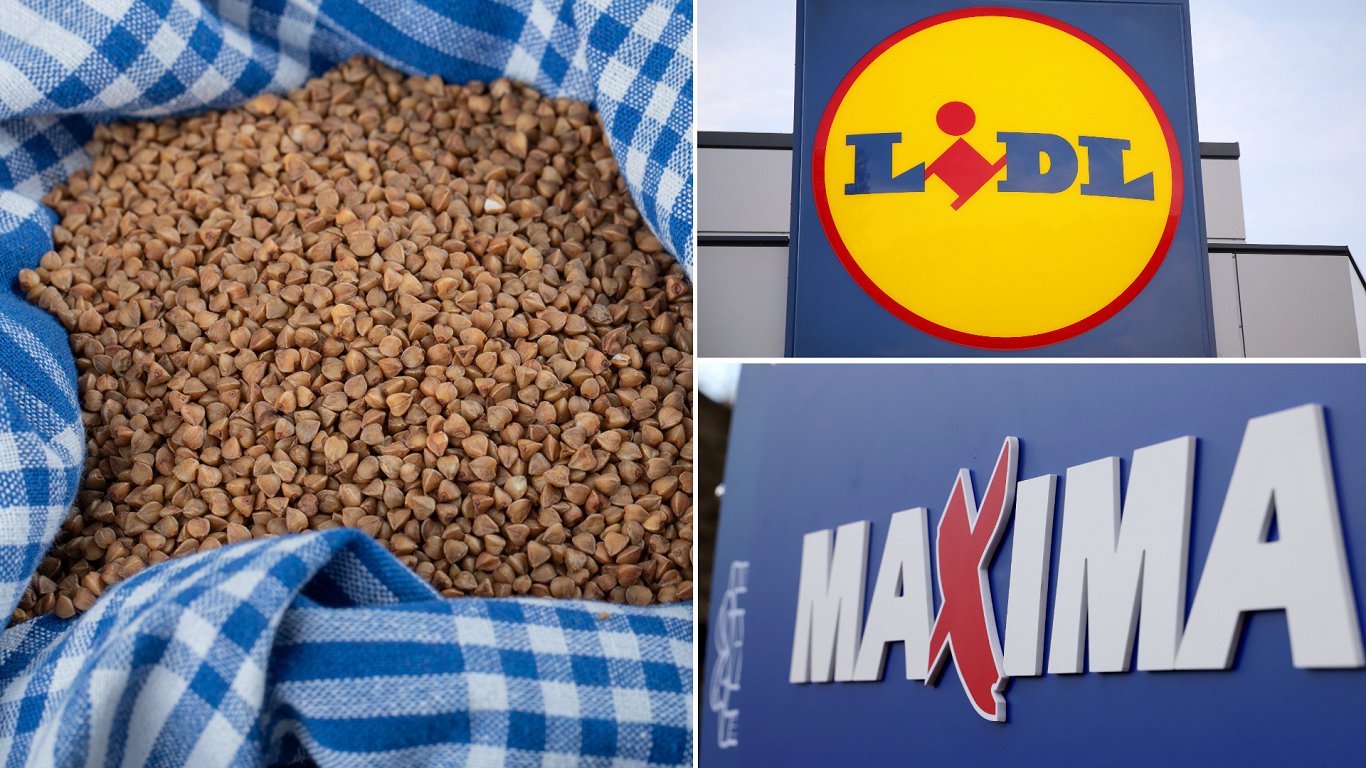 Buckwheat wars between Maxima and Lidl in Latvia