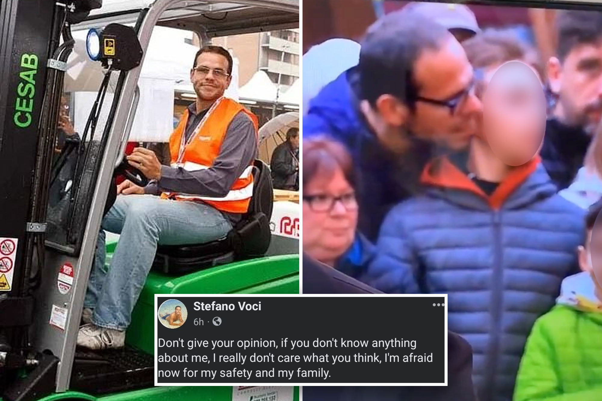 Creep caught nibbling on young boy’s ear in viral video identified as ...