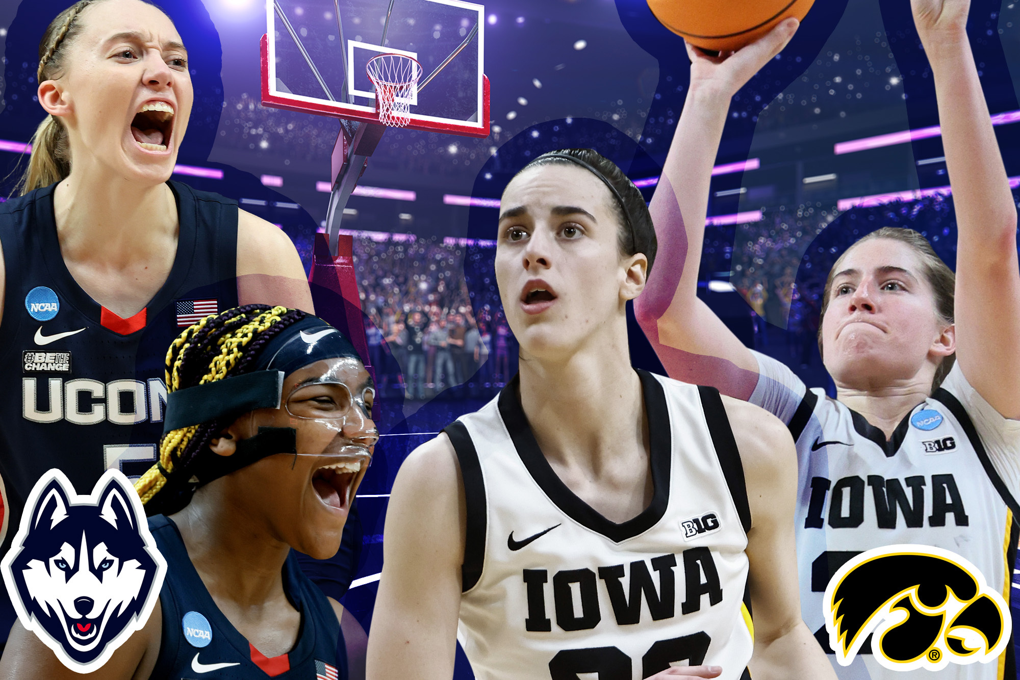 Iowa vs. UConn Final Four live updates: Caitlin Clark, Paige Bueckers ...