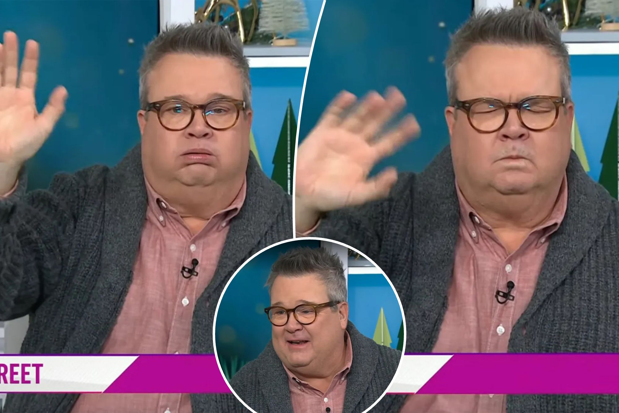 Eric Stonestreet appears to wince in pain during bizarre ‘Today’ show ...