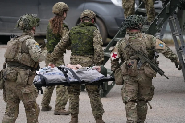 A serviceman of the National Armed Forces was injured during combat ...