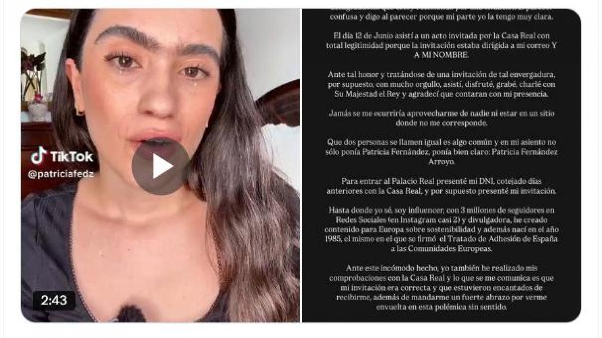 La 'influencer' Patricia Fernández denuncia que la 'influencer ...