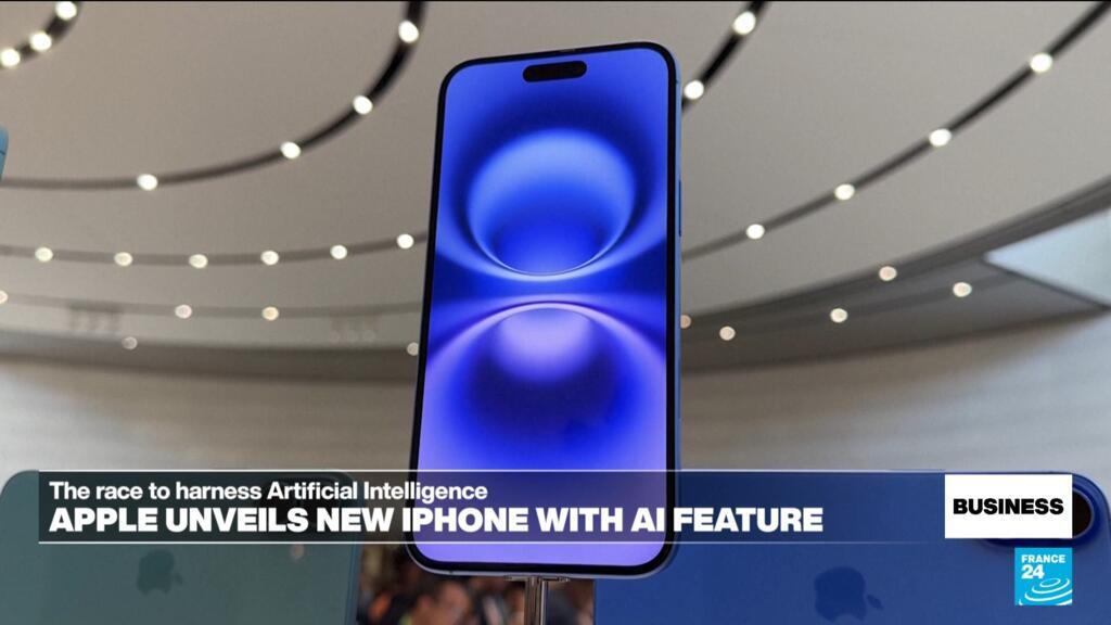 Apple launches new iPhone with AI capabilities amid sales slump