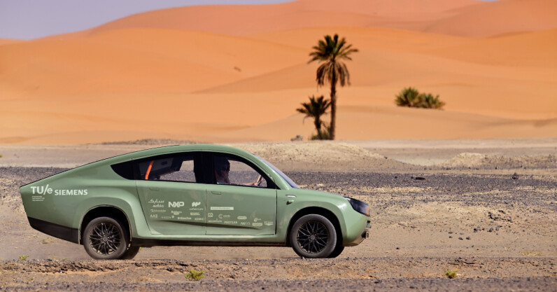 Dutch solar EV completes 1,000km test drive through the desert
